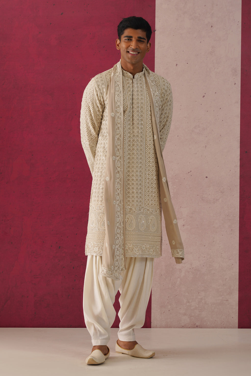 Kshaunish- Patiyala Kurta Set – Kalpraag