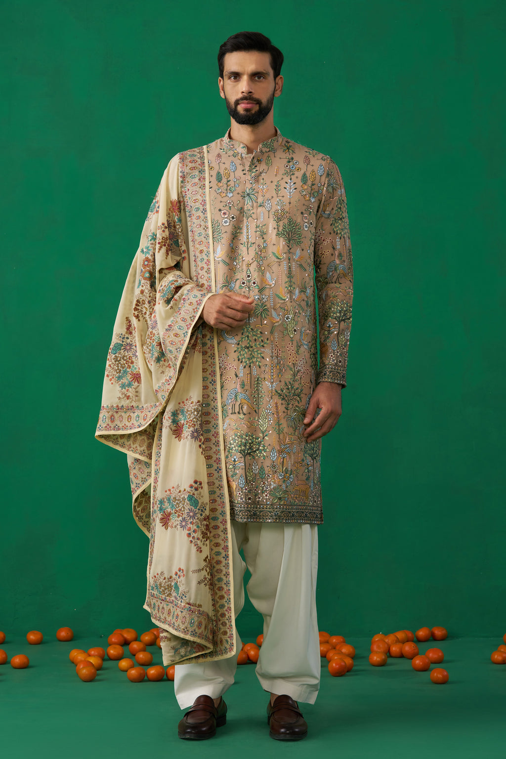 BIRD CHIKU KURTA SET – Kalpraag